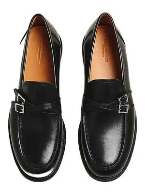 VAGABOND SHOEMAKERS Linn Double-buckle Loafers - Black