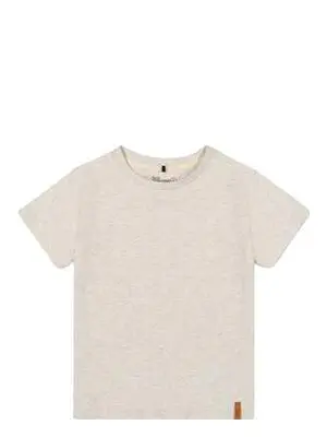 DEUX PAR DEUX Organic Cotton Jersey T-shirt Solid - Heather Grey