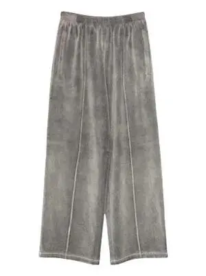 Alexander Wang Mid-rise Relaxed Pants - Titanium