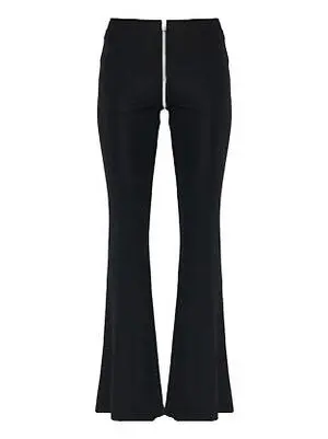 Alexander Wang Zipper At Rise Mid-rise Pants - Black