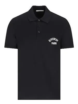 Givenchy Front Pocket Polo Shirt - Dark Navy Blue
