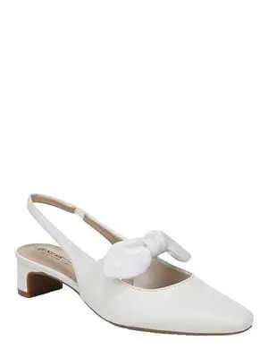 LIFESTRIDE Lucia Slingback Pumps - Bright White