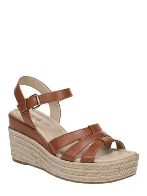 LIFESTRIDE Havana Platform Sandal - Tan