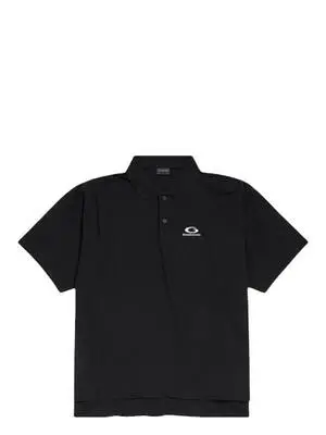 Balenciaga Short Sleeve Regular Polo T-shirt - Black