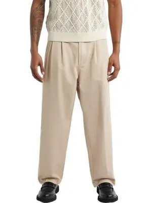 Obey Foster Pleated Twill Pants - Cement