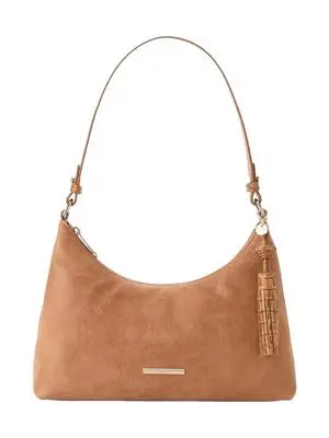 Brahmin Olivia Leather Shoulder Bag - Tan