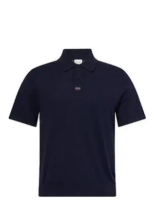 Paul Smith Regular-fit Short-sleeves Cotton-knit Polo Shirt - Navy