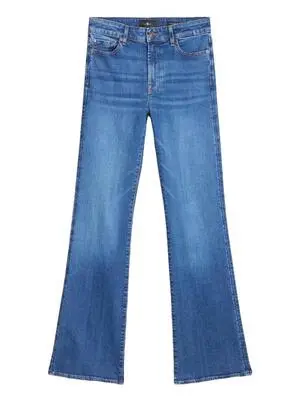 7 For All Mankind Leggy Bootcut In Slim Illusion Moonwater - Denim