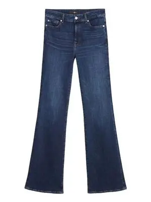 7 For All Mankind Leggy Bootcut In Slim Illusion Midnight Fade - Denim
