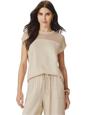 Splendid Supersoft Jada Sleeveless Top Neutral