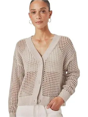 Splendid Camellia Cardigan Brown