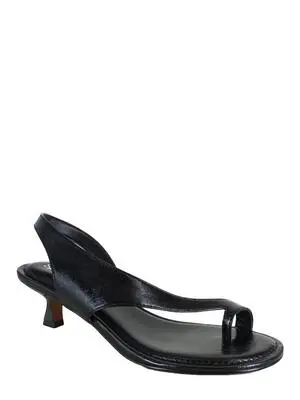 Splendid Helen Leather Kitten Heel - Black