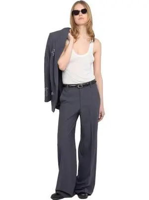 Zadig&Voltaire Panol Pants - Black / Silver