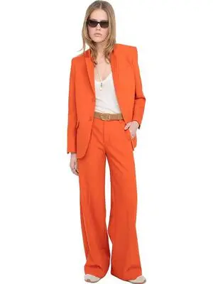 Zadig&Voltaire Tailored Wide Leg Pants Orange