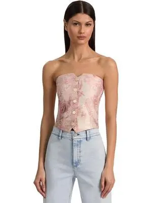 ALICE + OLIVIA Kelcey Strapless Vest