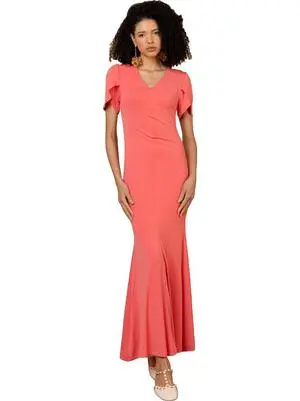 Hale Bob Evadne Jersey Solid Dress - Pink