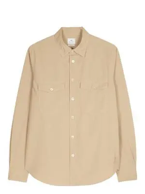 Paul Smith Light Tan Cotton-poplin Overshirt - Brown