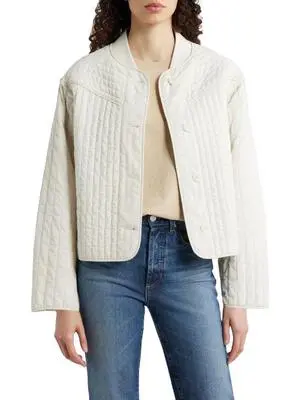 Rag & Bone Margot Quilted Jacket - Plain Tan
