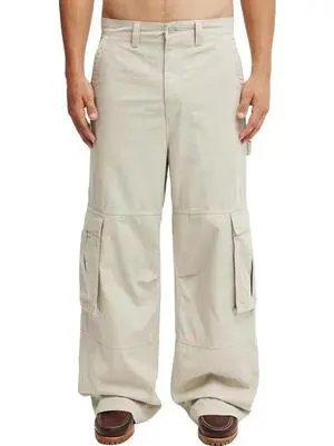 COTTON ON Super Baggy Cargo Pant - Stone