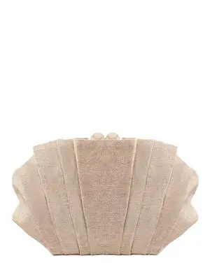 Nina Reef Clutch - Lt Gold