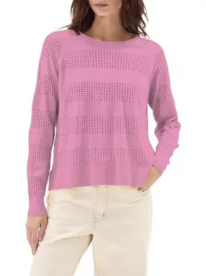 Deluc Creta Openwork Sweater - Pink