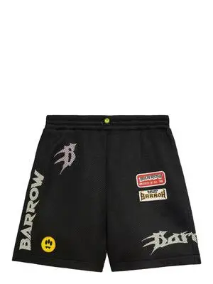 BARROW Graphic Shorts - Black