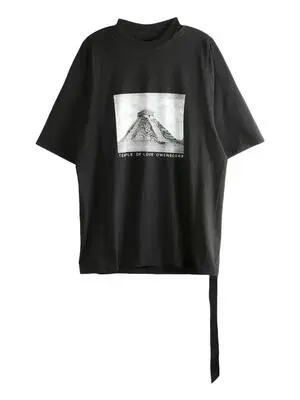 Rick Owens Print-detail Short-sleeve T-shirt - Black