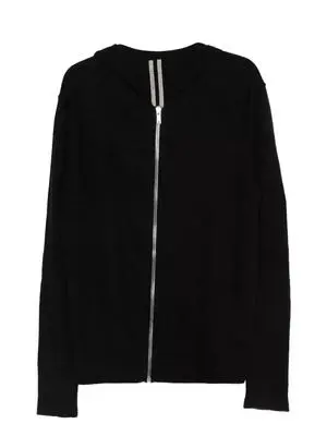 Rick Owens Zip-up Hoodie - Black
