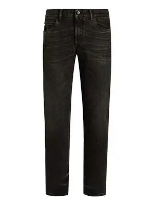 Dolce & Gabbana Logo-patch Jeans - Black