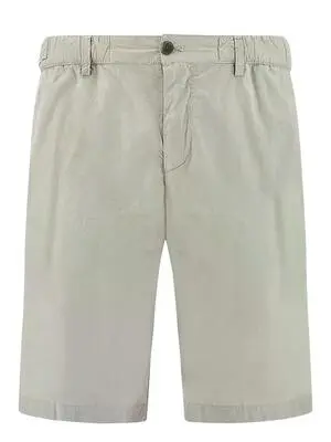 Paul & Shark Poplin Cotton Chino Shorts - Neutrals