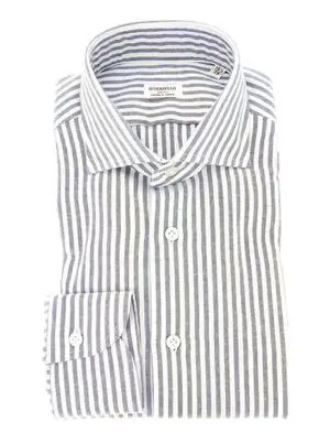 BORRIELLO NAPOLI Striped Shirt - Blue