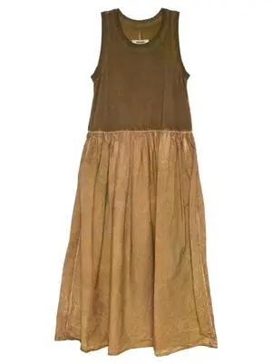 UMA WANG Duma Sleeveless Maxi Dress - Brown