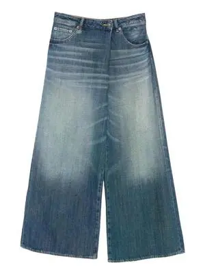 R13 Cotton Wide-leg Jeans - Blue