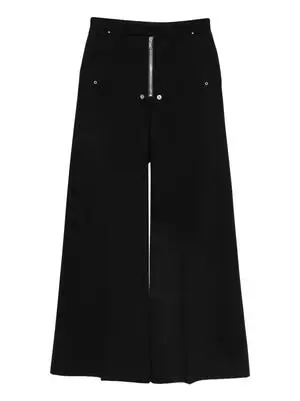 Rick Owens Zipped Trousers - Black