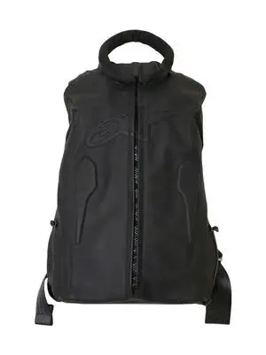 EDEN TAN Rallypack Leather Backpack - Black