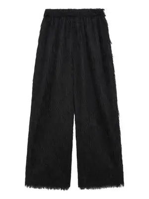 THE FRANKIE SHOP Fringed Trousers - Black