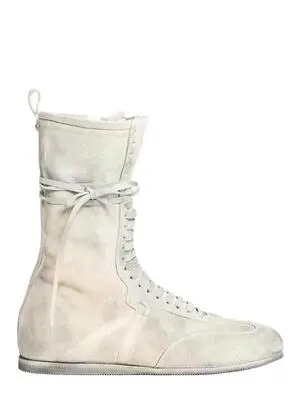 ANN DEMEULEMEESTER Fides High-top Boxing Sneakers - Neutrals