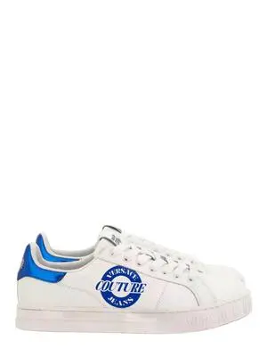 Versace Court 88 Logo Sneakers - White
