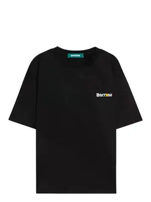 BARROW Graphic Crew-neck T-shirt - Black