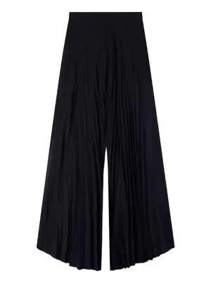 Sandro Pleated Palazzo Pants - Black