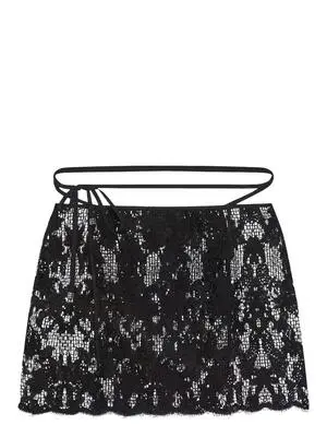 GIVENCHY Lace Mini Skirt