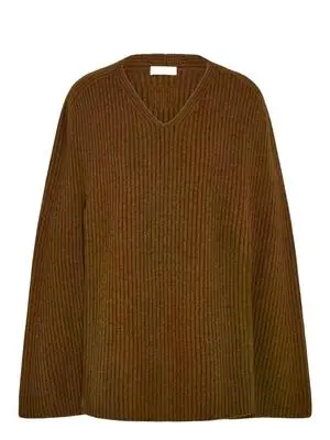 FERRAGAMO Cashmere Blend Cape - Brown