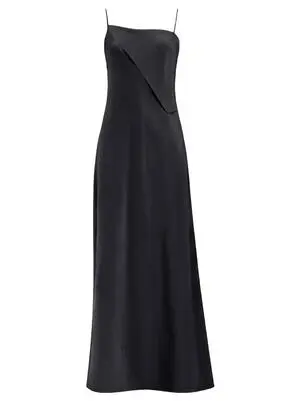 ANN DEMEULEMEESTER Aaricia Silk Maxi Dress - Black
