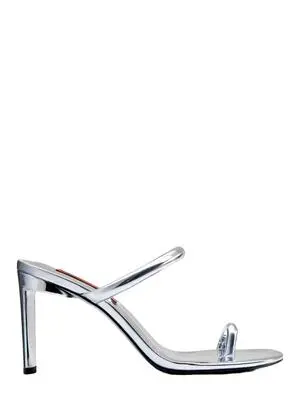 SIMONMILLER Pipe Metallic Sandals - White