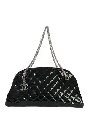 Chanel Quilted Patent Just Mademoiselle - Black
