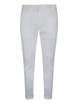 DONDUP Cuffed-hem Trousers - White