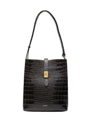 Soeur Bello Embossed Tote - Brown