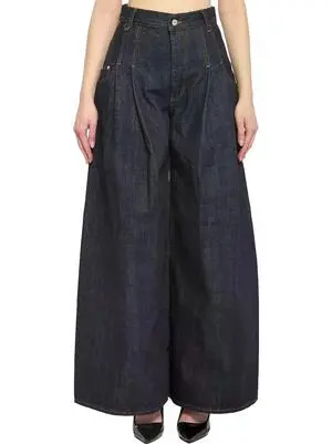 Jacquemus Souro De-nimes Pleated Jeans - Blue