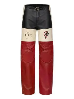 Enfants Riches Déprimés Tripping Moto Trousers - Red