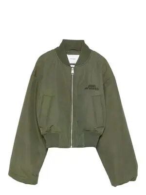 Axel Arigato Logo-embroidered Bomber Jacket - Green
